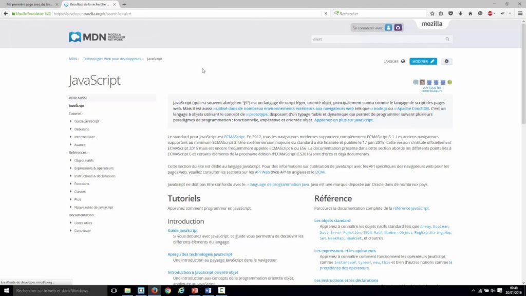 Les bases du langage JavaScript en 6 jours | Guillaume RICHARD