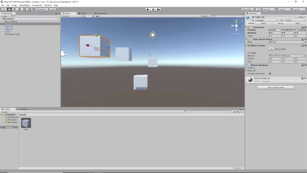 Tutoriel : Votre premier jeu vidéo avec Unity | Guillaume RICHARD